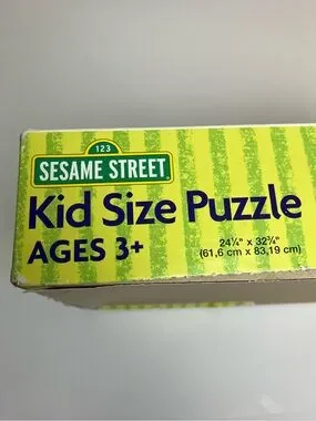 Sesame Street | Games | Jumbo Floor Puzzle Y2k Vintage Sesame Street ...